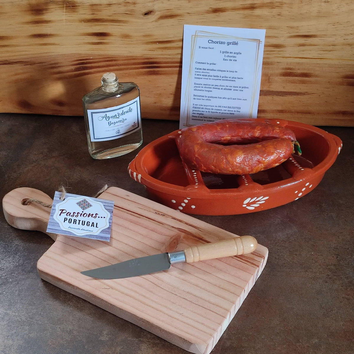 Kit découverte Chorizo grillé (Chouriço assado)